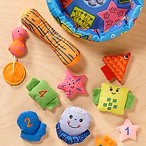 Melissa & Doug K's Kids Fish and Count Learning Game With 8 Numbered Fish to Catch and Release