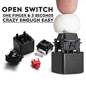 Byhoo Metal Cherry MX Switches Metal Switch Opener Tester Kits for Mechanical Keyboard 3PCS Aluminum Switch Open Tool Suit for Lube Switch Accessories for Gaming Keyboard Gamer…