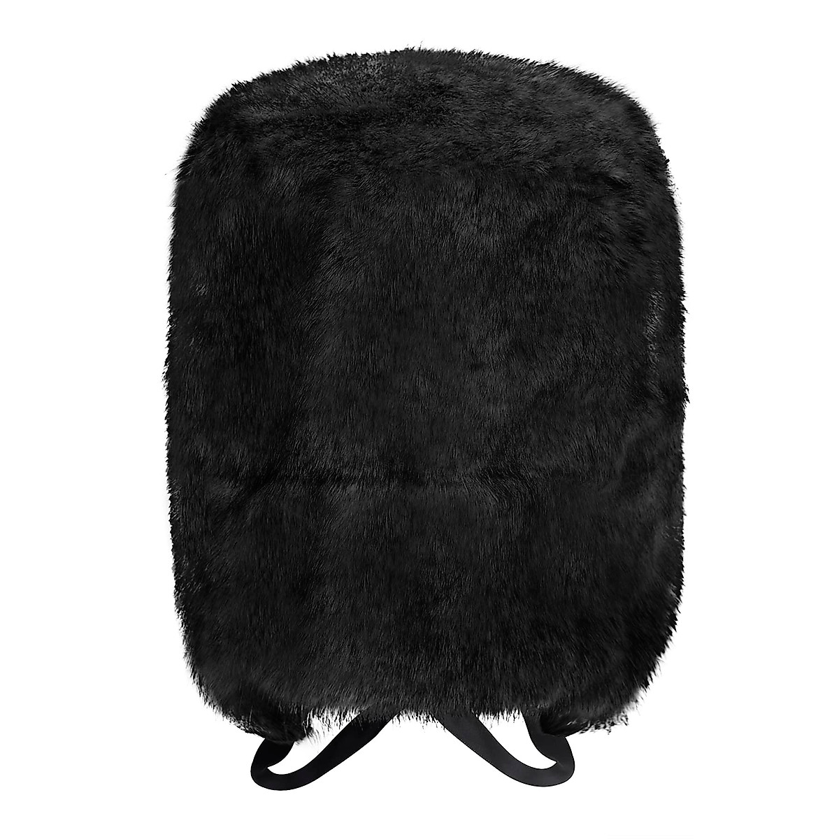 Men Women Faux Fur Trapper Hat Winter Thick Furry Ushanka Russian Hat Earflap Cap Windproof Thermal Cycling Camping Skiing Cap Hunting Hat with Ear Flap