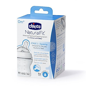 Chicco NaturalFit Bottle Newborn Flow, 0 Months Plus