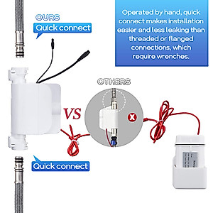 ARRISEA Touchless Kitchen Faucet with Pull Down Sprayer, Infrared Motion Brushed Nickel Spring Sink Faucets with 10'' Deck Plate, Single Handle Stainless Steel Sink Faucet Suit to 3 Holes Countertop