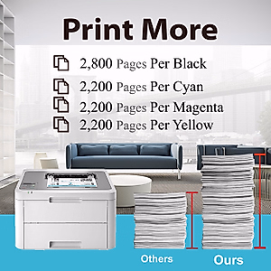 TG Imaging 1-Pack 045 Compatible Replacement for Canon 045H Toner Cartridge Work with Color imageCLASS MF634Cdw LBP612Cdw MF632Cdw Color i-SENSYS MF631Cn 633Cdw 635Cx LBP611Cn 613Cdw Printer, Yellow