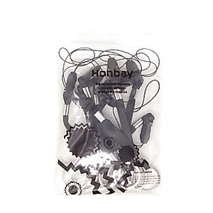Honbay 10PCS Black Nylon Straps Lanyards with Detachable Buckle for Flashlight, Cell Phone, USB Flash Drive, MP3, MP4, and Other Small Electronic Devices
