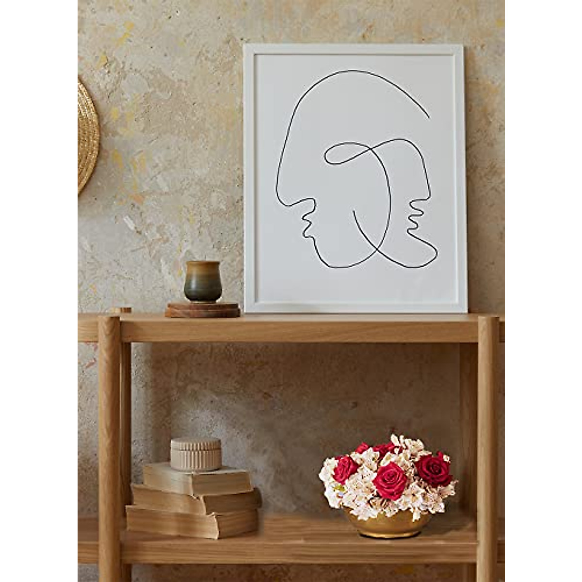 Serene Spaces Living Antique Brass Decorative Bowl, Use as Metal Fruit Bowl, for Floating Candles, Flowers, Potpourri, Catchall for Entryway, Dining Table, Home Décor, 2.75" Tall & 7.5" Diameter