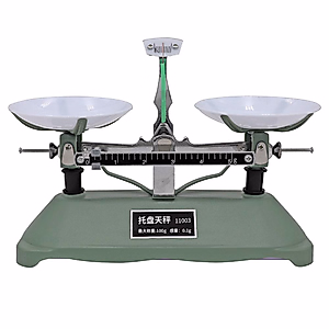 Lab Mechanical Balance Scale Double Pan Balance Scale Balance Tray Table Mechanical Balance Scale for Laboratory School