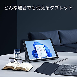 Zwide Pad 2in1 Computer Tablet with Windows 11, Ultra Slim PC with 10.5" Incell Full HD(1920x1200) Displayed by IPS Screen, N4120 Quad-Core CPU and 8GB LPDDR4 with 87% NTSC -256GB SSD