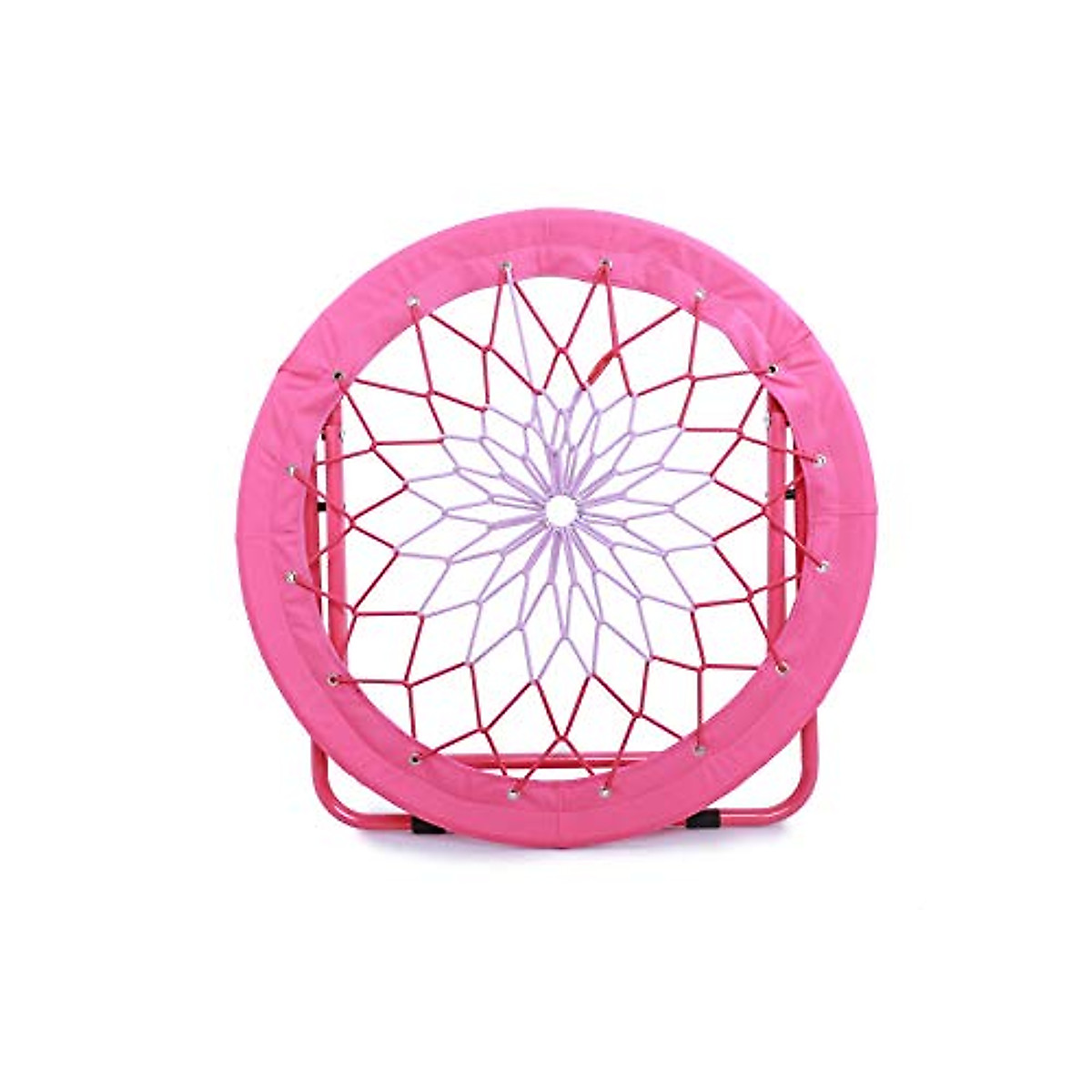 Camp Field Camping and Room Bungee Folding Dish Chair for Room Garden and Outdoor (Pink)