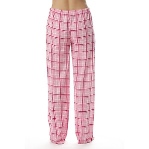 Just Love Women Plaid Pajama Pants Sleepwear 6324-PNK-10281-L