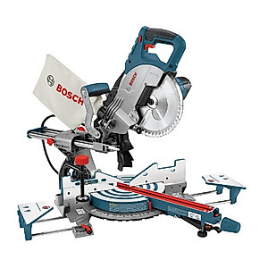 BOSCH CM8S 8-1/2 Inch Single Bevel Sliding Compound Miter Saw, Blue