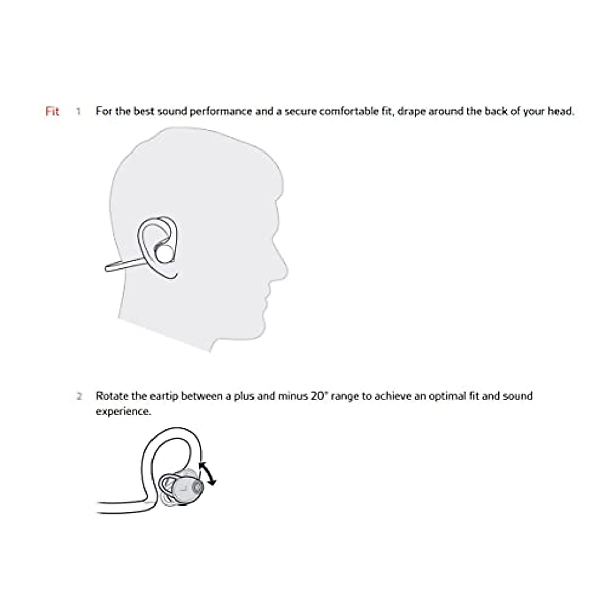 Plantronics - BackBeat FIT 2100 Wireless Bluetooth In Ear Headphones (Poly) - Sweatproof & Waterproof Workout Headphones - Hear Your Surroundings/Train Safely-Connect to your cell phone via Bluetooth