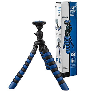 Ultimaxx’s Professional Dynamic Tripod Bundle Includes: 75” Tripod, 72” Monopod, 12” Gripster and Pistol Grip for Canon, Nikon, Sony, Samsung, Olympus, Panasonic, Pentax, and All Digital Cameras