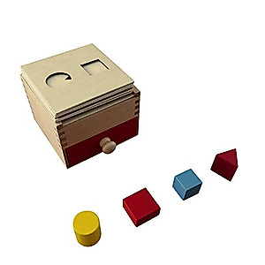 Springbird Montessori Multiple Shapes Permanence Object Box with Drawer