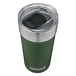 Coleman Insulated Stainless Steel 20oz Brew Tumbler, Heritage Green