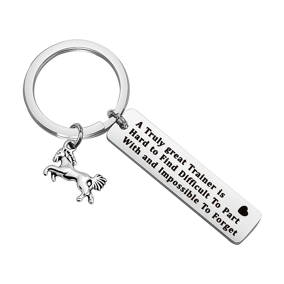 ENSIANTH Horse Trainer Gift Horse Trainer Appreciation Gift Leaving Gift for Horse Trainer Retirement Gift for Horse Trainer (Horse Trainer Keychain)