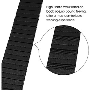 JASGOOD Women's Fashion Vintage Wide Elastic Stretch Waist Belt With Interlock Buckle Halloween Belt