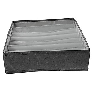 COLLBATH Fabric Sock Box Clothes Drawers Storage Totes for Clothes Hanging Drawers for Closet Drawer Organizer Clothes Drawer Underwear Organizer Panty Organizers Sock Container Sock Case