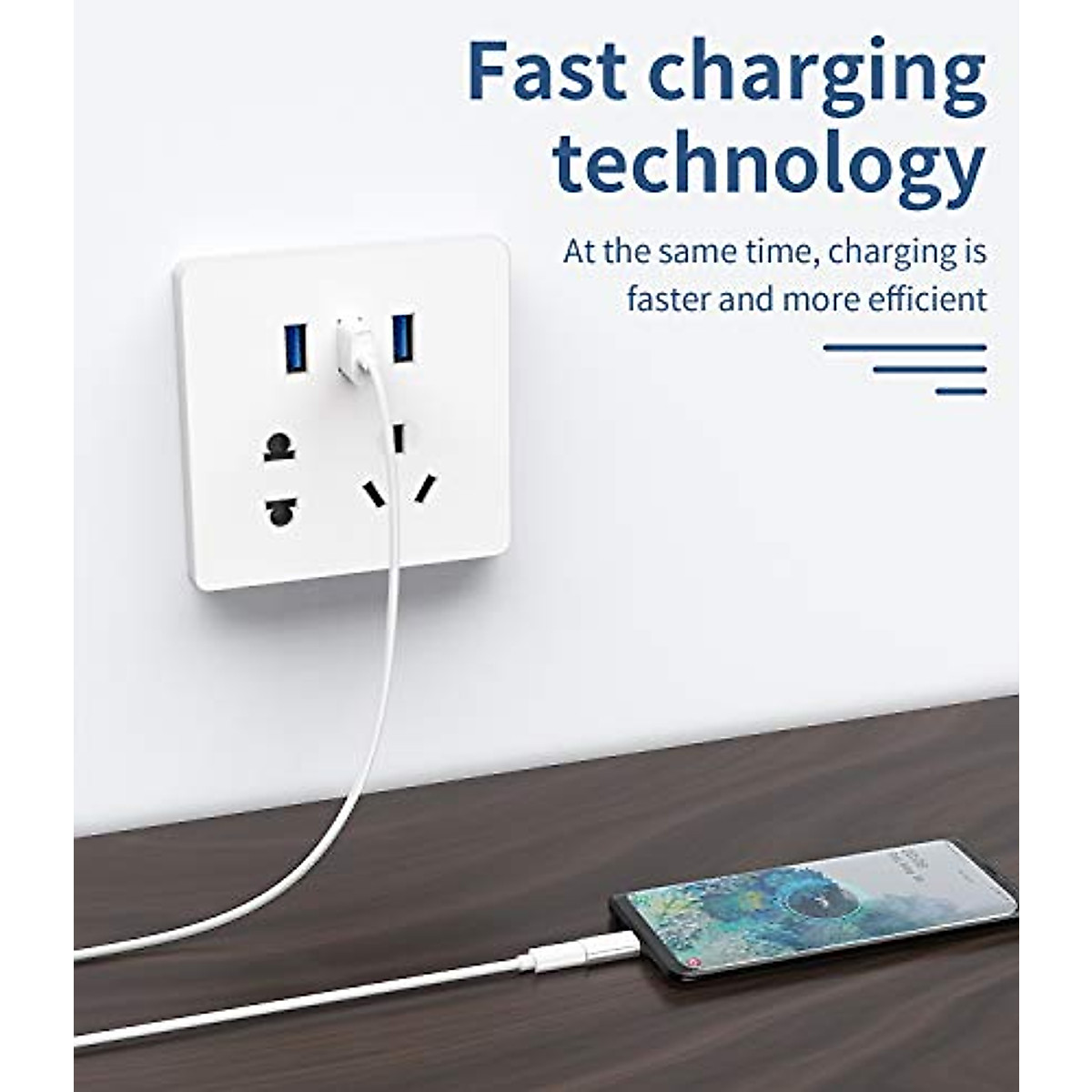 3-Pack,USB C to Micro USB Adapter USB-to-USB A Type C Male to Microusb Female Connector for Samsung Galaxy s7 s8 s9 s10 USBC Converter