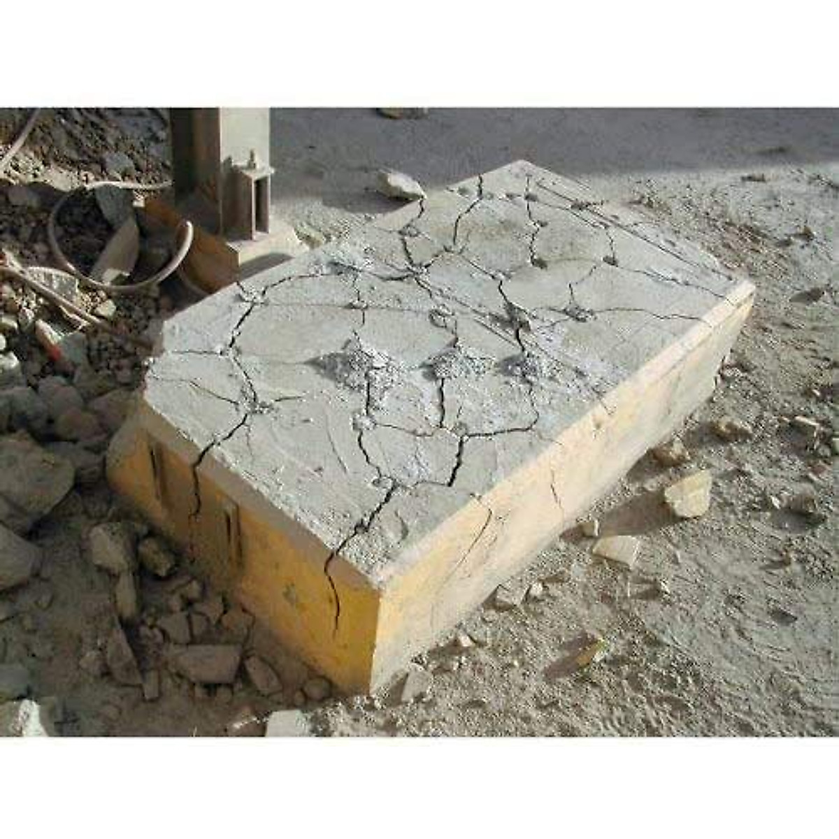Dexpan Expansive Demolition Grout 44 Lb. Box for Rock Breaking, Concrete Cutting, Excavating. Alternative to Demolition Jack Hammer Breaker, Jackhammer, Concrete Saw, Rock Drill (DEXPAN44BOX3) (23F-50F)