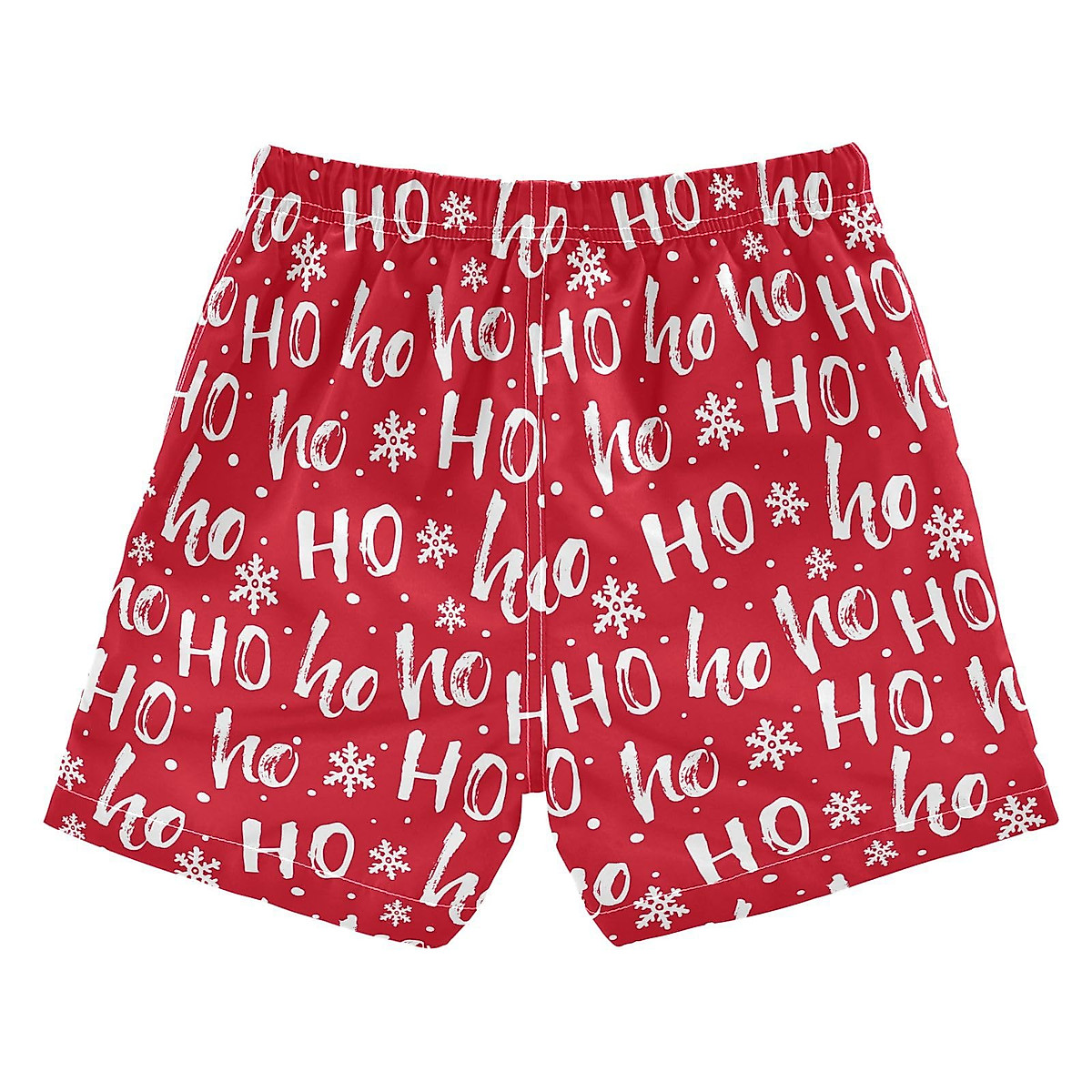 Aflyko Christmas Board Shorts Ho Ho Ho Xmas Snowflake Swim Trunk Bathing Suit New Year Boys Girls Beach Swimwear Quick Dry Swimming Shorts All Day Shorts Gym Shorts S