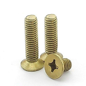 Brass Countersunk Phillips Screws Metric Machine Screws Bolts M2/M2.5/M3/M4/M5/M6