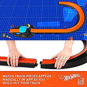 Hot Wheels id Smart Track Measures Speed Counts Laps Uniquely Identifiable Vehicles Ages 8 and Older