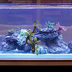 Simulation Resin Reptile Tank Accessories Resin Crafts Tree Parts Decor Reptile Accessories for Habitat Fish Tank Charms Reptile Decorations Aquarium Supplies Reptile Tank Decor