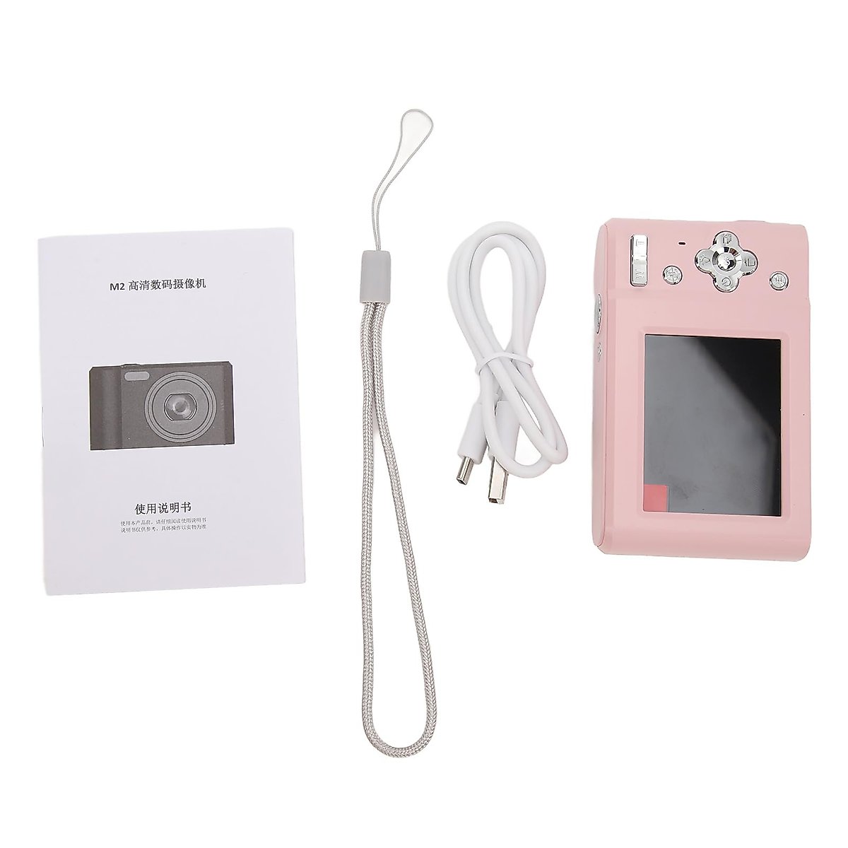Compact Digital Camera 44MP 1080PHD Smart 16x Zoom, Easy to Operate, HD Screen, Automatic Focus, Portable for Students
