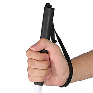 Walking Sticks Folding Stick, Folding Walking Cane Hiking Walking Sticks for The Blind and Visually impaired Folding Aluminum Alloy Walking Cane Walking Stick with 4 Sections of 127 cm for The Blind