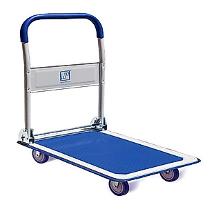 Wellmax Platform Cart Dolly 330lb Yellow and 660lb Blue Color