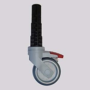 Set of 4" Heavy-Duty Replacement Casters for IPU Shower and Commode Chairs