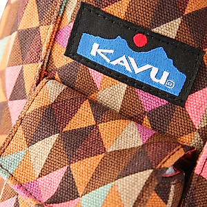 KAVU Little Feller Duffle Bag Convertible Backpack With Detachable Shoulder Straps-Jumble Dash