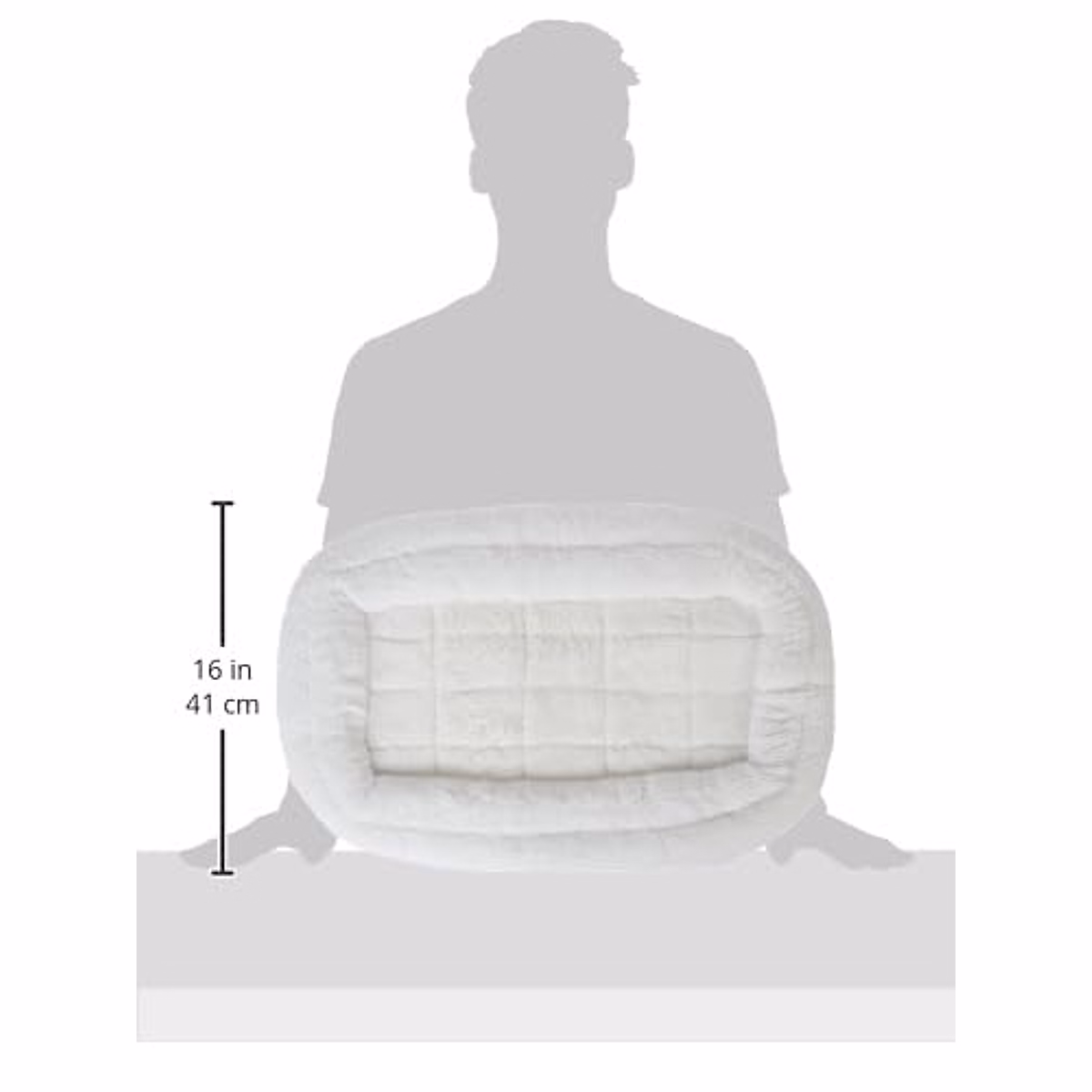 MidWest Homes for Pets Double Bolster Pet Bed | 22-Inch Dog Bed ideal for XS Dog Breeds & fits 22-Inch Long Dog Crates