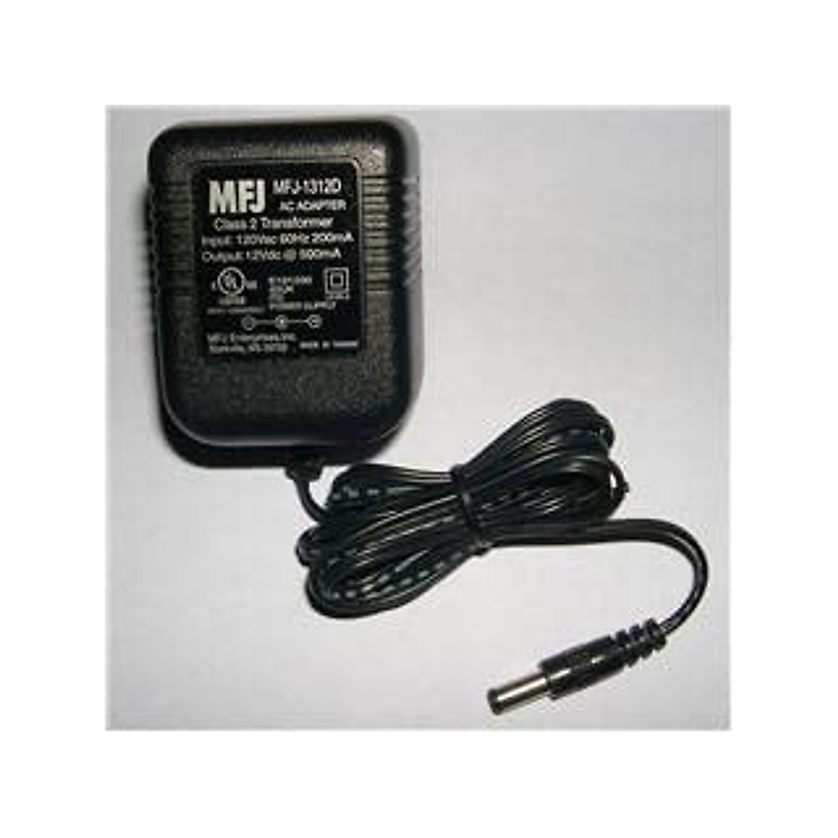 MFJ-1312D MFJ-1312 Original MFJ Enterprises 110 Vac Input 500 mA at 12.0 VDC Output 2.1mm Plug Power Supply AC Adapters