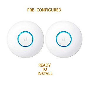 UniFi nanoHD Access Point 2 Units PRE-CONFIGURED UAP-NanoHD 11ac Wave2 1730Mbps