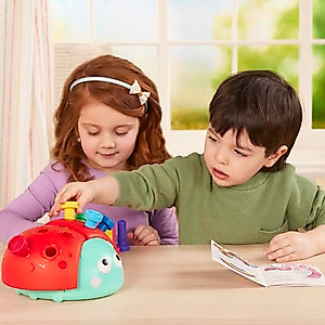 Battat Education – Fine Motor Peg Toy for Toddlers, Kids – Montessori Toy with Pegs – Educational & Developmental Toy – Learning Ladybug – 18 Months + – Learning Ladybug