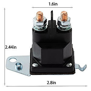725-06153A 725-06153 Starter Solenoid Relay for Riding Lawn Mower Compatible with Cub Cadet XT1 XT2 Enduro RZT LT1 ZT1 ZT2 MTD Troy Bilt Yard Man Husky Yard Machines Craftsman Zero Turn
