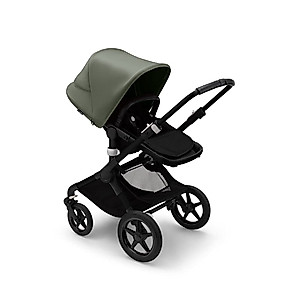Bugaboo Fox 3 Extendable Sun Canopy with UPF Sun Protection and Peekaboo Mesh Panel, Compatible with all Fox models and Lynx - FOREST GREEN