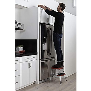 COSCO 11330RED1E Stylaire Retro Two (red, one Pack) Step Stool,