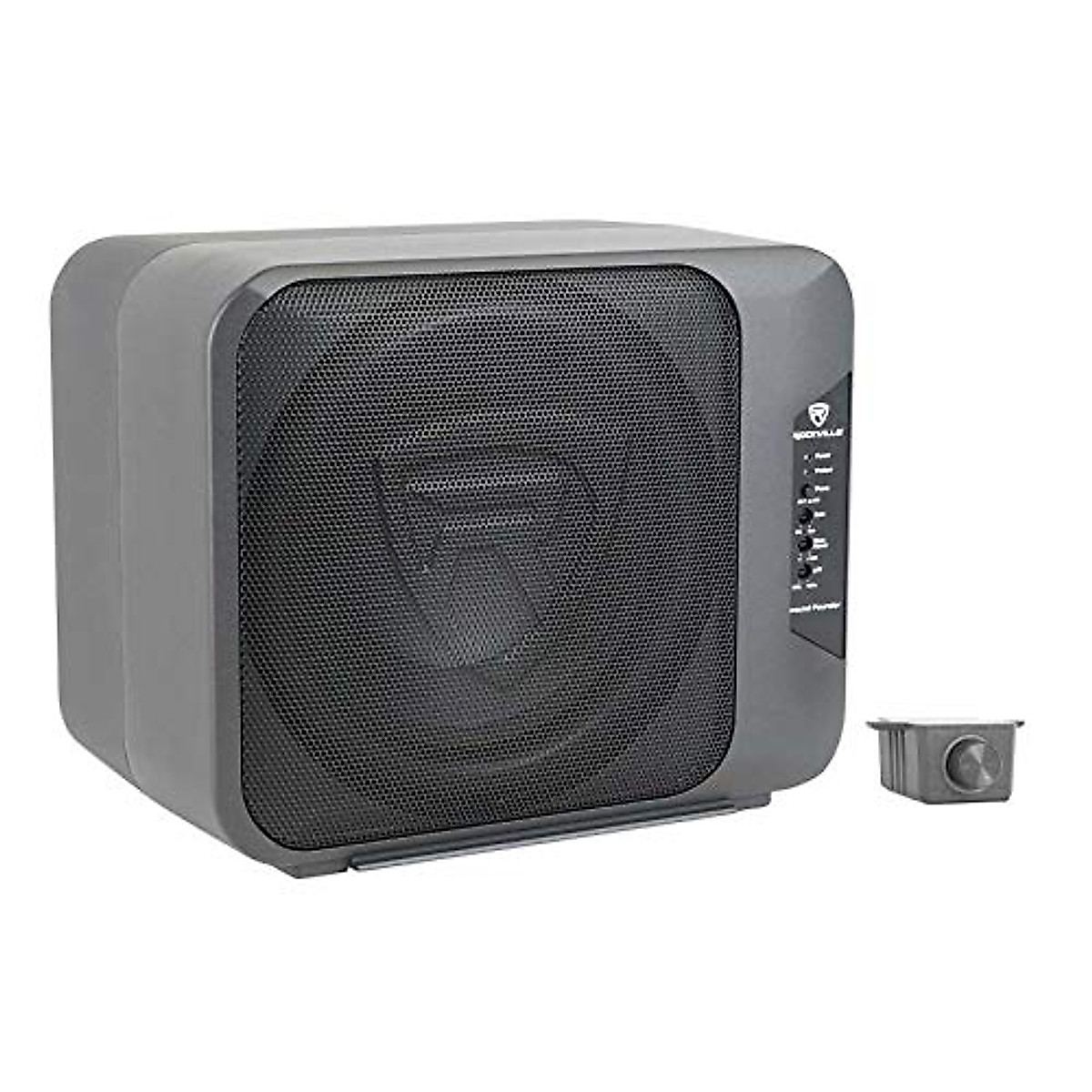 Rockville Ground Pounder 800 Watt Powered Dual 10" Loaded Car Subwoofer+Amp Kit