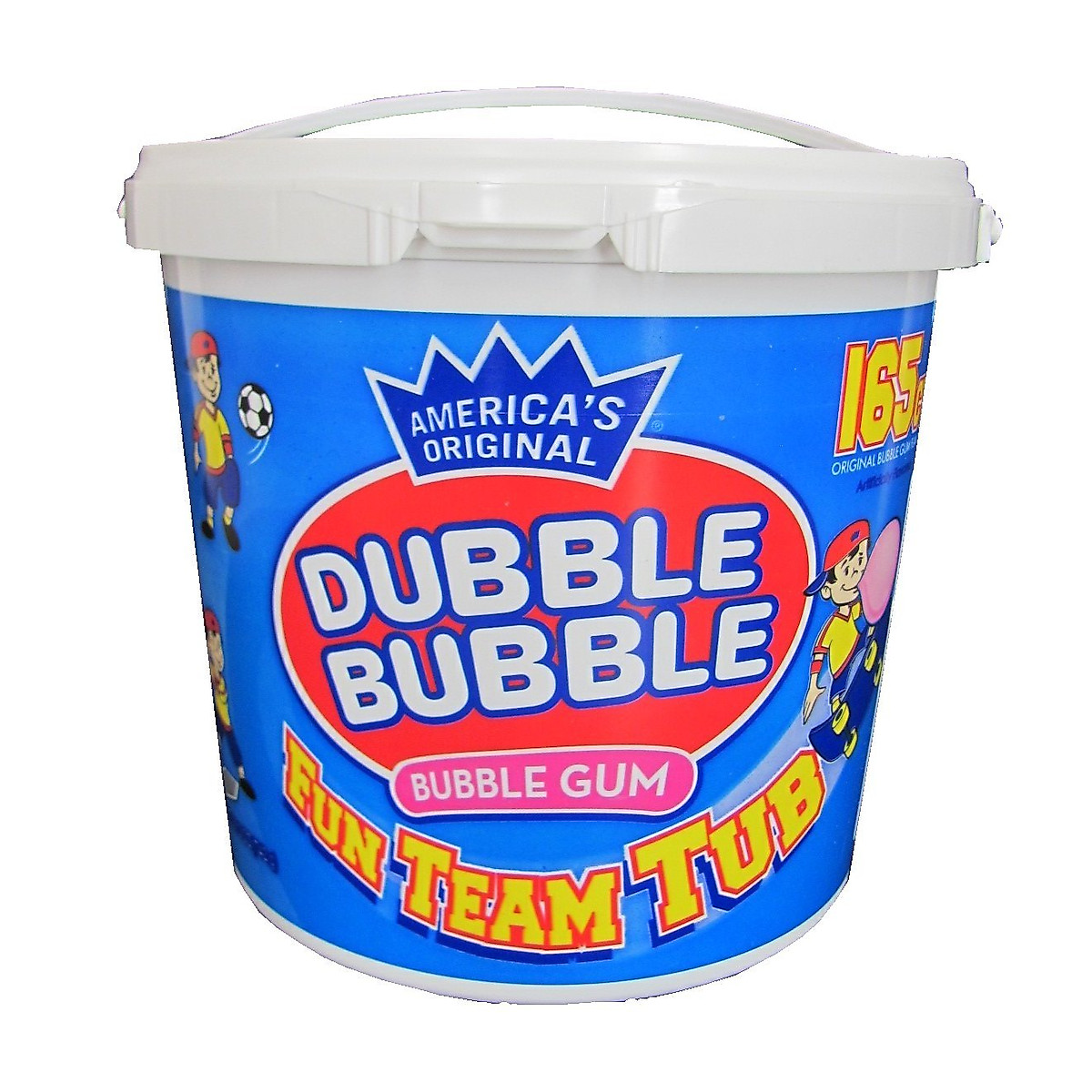 Dubble Bubble 165 Count Tub Bubble Gum