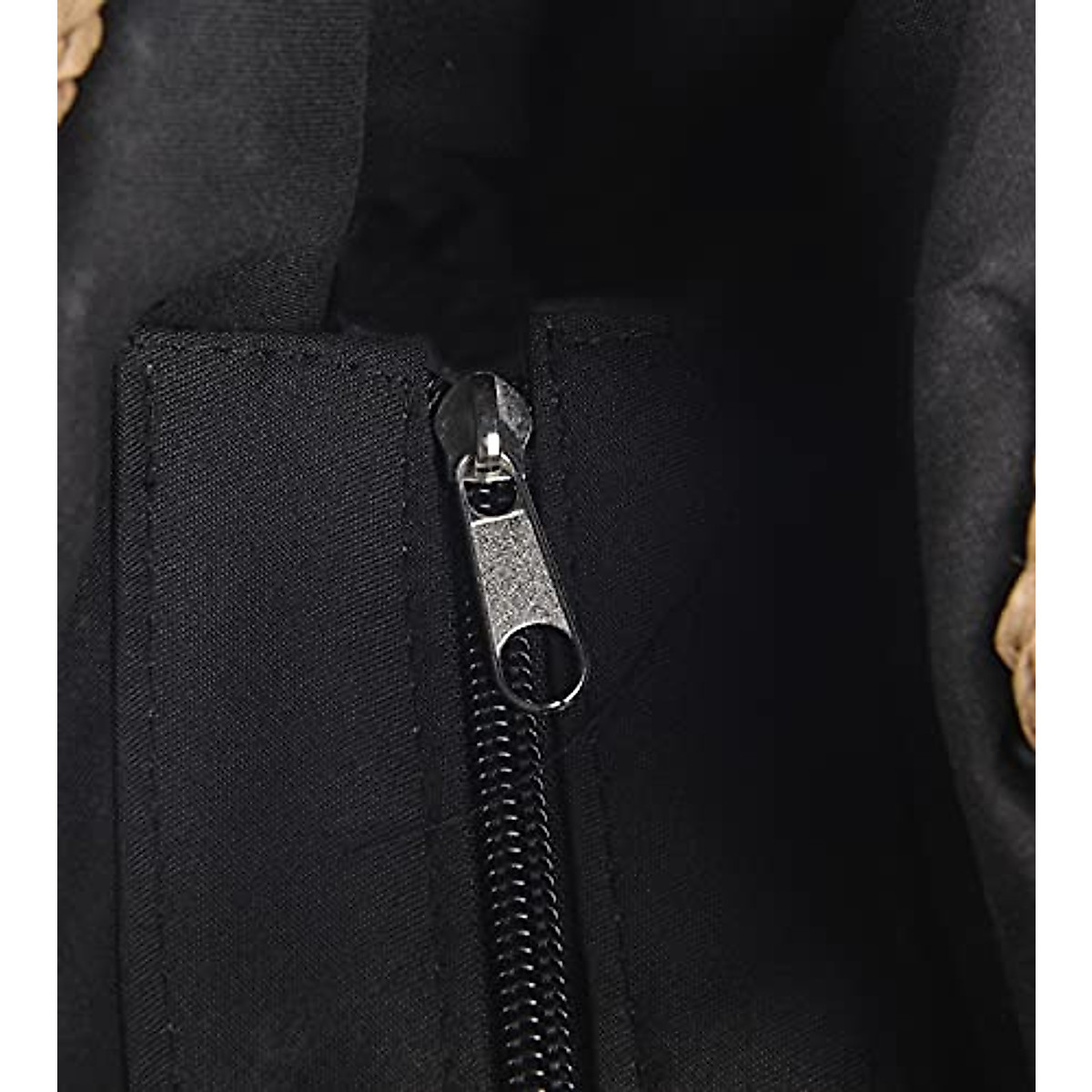 QZUnique Hand-woven Straw Bag Women Summer Beach Handbag Casual Satchel Retro Top Handle Tote Clutch