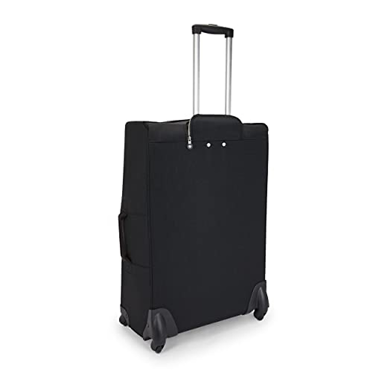 Kipling Women's Darcey Large 29-Inch Softside Checked Rolling Luggage, 360 Degree Spinning Wheels, Black Tonal, 19.25''L x 29''H x 11.5''D