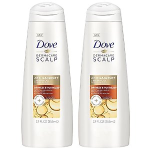 Dove Dermacare Scalp - Anti-Dandruff Shampoo - Dryness & Itch Relief - 12 Fl Oz (Pack of 2)