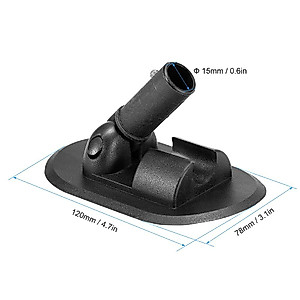 Lixada 180 Degree Rotation Kayak Canopy Mount Base for Inflatable Boat Canoe Awning Sun Shelter