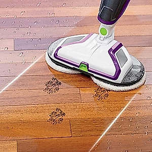 KEEPOW Spinwave Replacement Pads Compatible with Bissell Spinwave Powered Hard Floor Mop 2039 Series, 20399, 2039A, 2307, 2315A, 2124, Spin Heavy Scrub Mop Pads for Floor Cleaner (4 Pack)