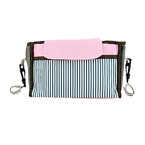 Diaper Bag, Large Capacity Stuff Travel Tote Hanging for Mom and Dad(Pink)