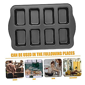 RORPOIR Square Tool Square Cake Pans Square Baking Dish Mini Loaf Tin Mini Loaf Tins Cupcake Tins Bread Pans Square Cupcake Pans Kitchen Cake Pan Small Baking Dish Brownie Muffin To Bake