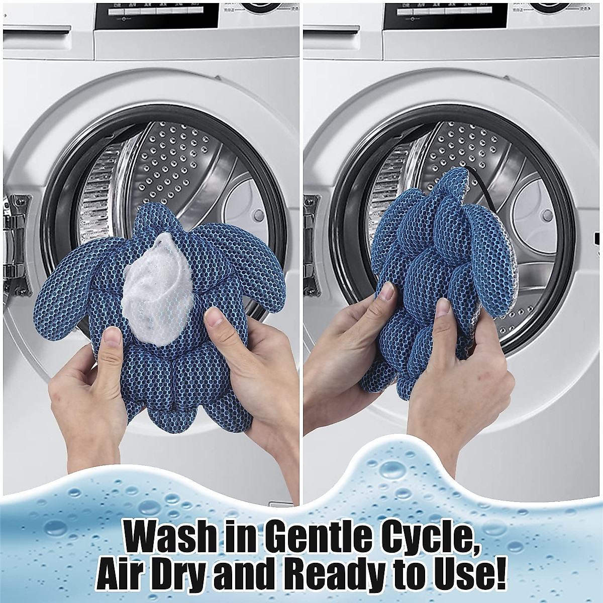 ANSLCA Hot Tub Scum Absorber, 2 Pack Scum Turtle Hot Tub Cleaner Hot Tub Sponges to Soak up Oils- Must Have Hot Tub Accessories for Adults Hot Tub Scum Sponge- Keeps Your Hot Tub Water Clean and Clear