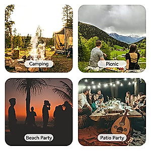 HOTDEVIL Portable Disposable Charcoal Grill Kit Ready-To-Go 1-3 person Camping BBQ Bundle with Instant Hardwood Lump Charcoals Disposal Venture Steak Grilling for Outdoor Barbecue Party Travel Picnic…