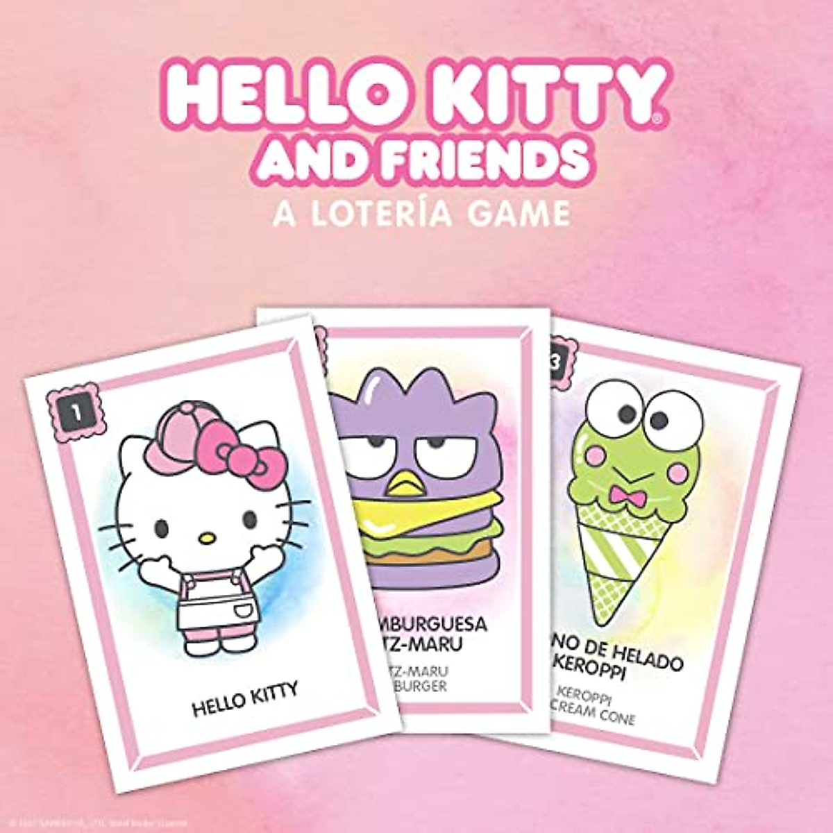 Hello Kitty Loteria Game - Custom Bingo Style Inspired by Spanish Words & Mexican Culture